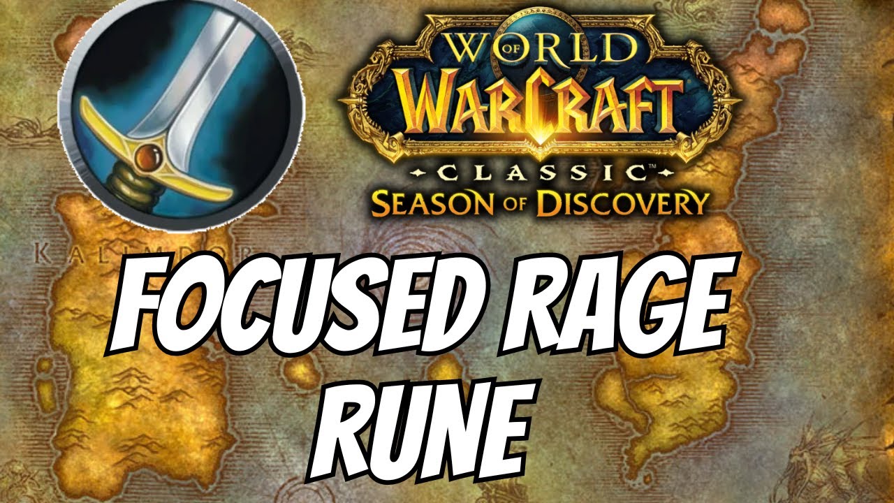 Focused Rage Rune Location for Warriors | Season of Discovery Phase 2 ...