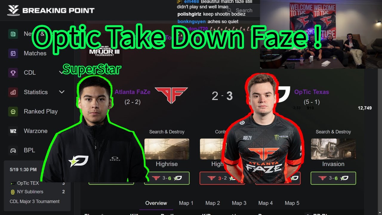 The Flank on Optic Finally Beating Faze !! - YouTube