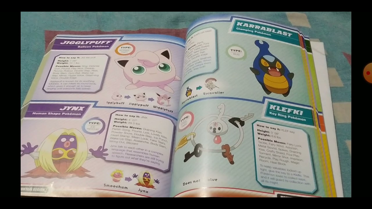 All Normal Type Pokemon In Kalos Region Handbook Part 6 - YouTube