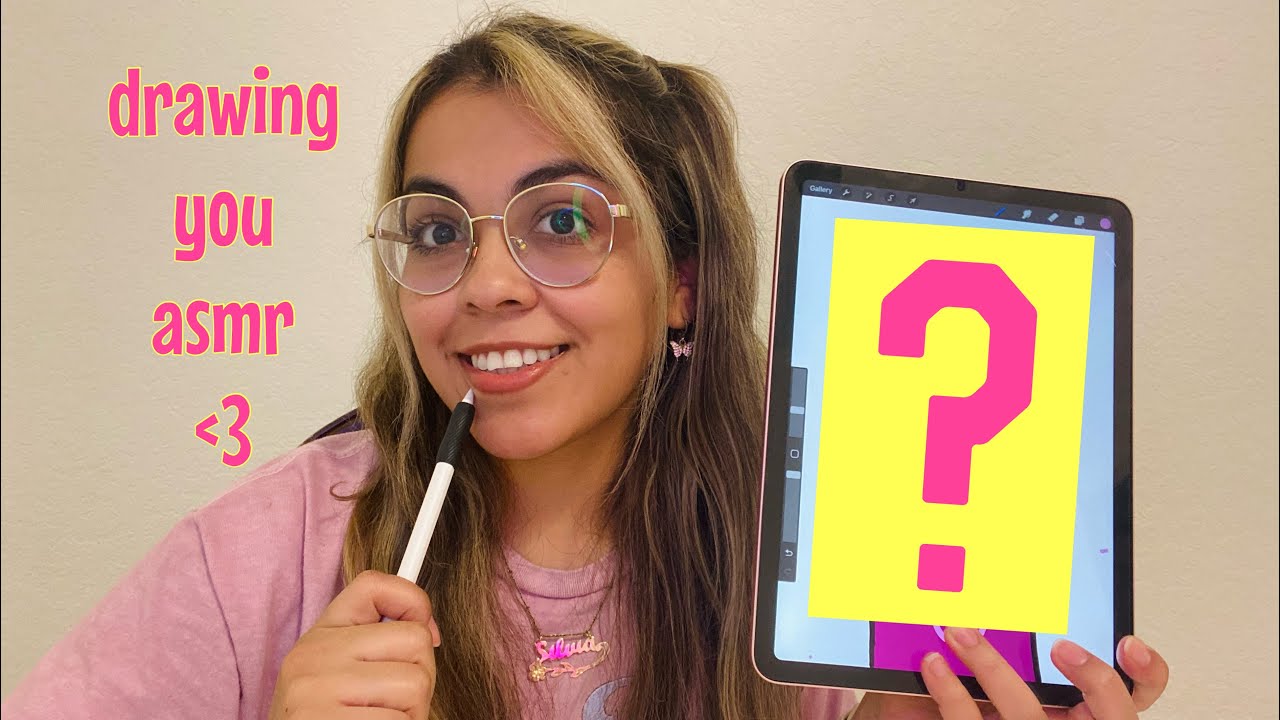 ASMR Drawing YOU - YouTube