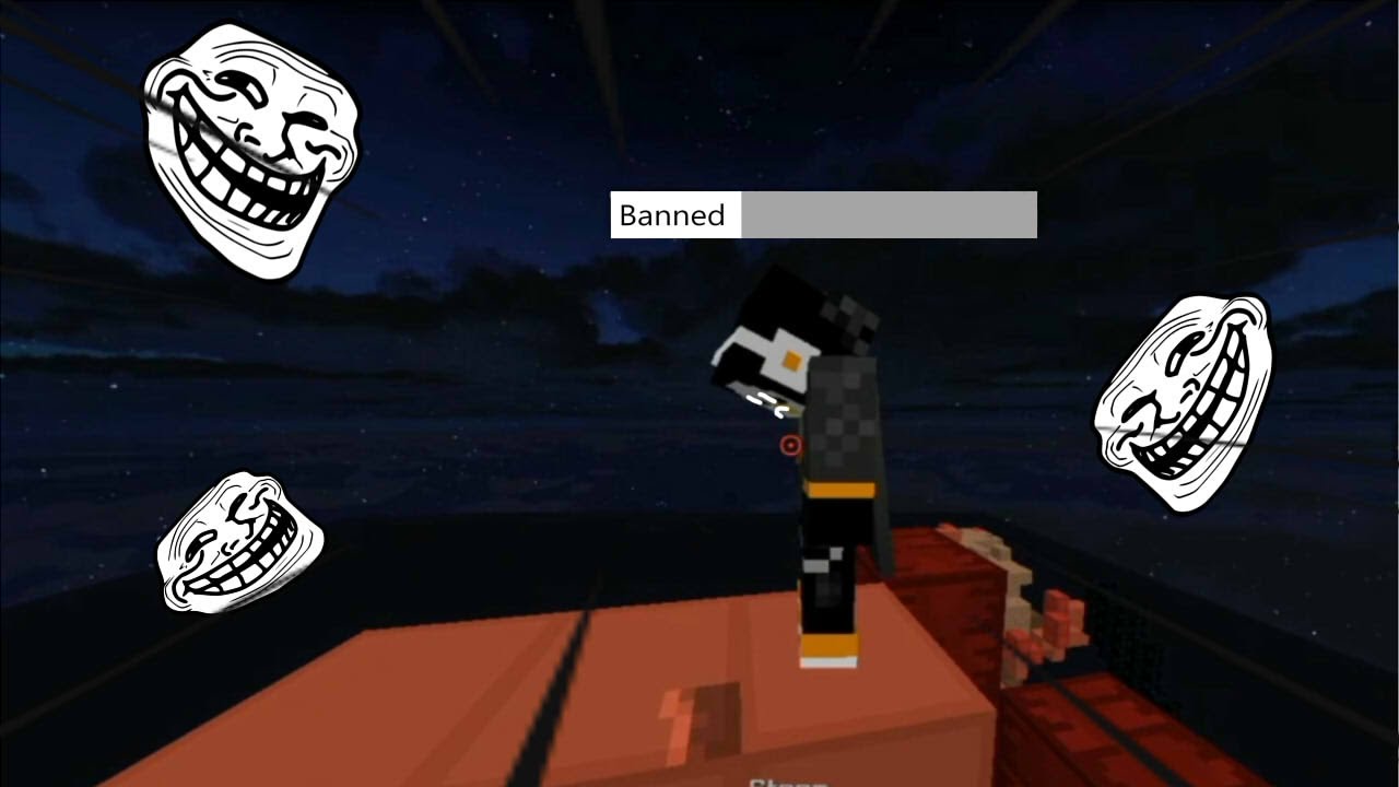 Trolling Banned Players in Minecraft - YouTube