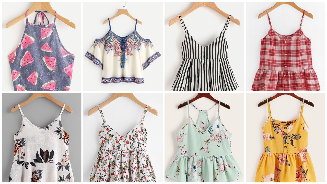 Latest Tops Design 2021| Summer Lightweight Tops For Girls| Top Design ...
