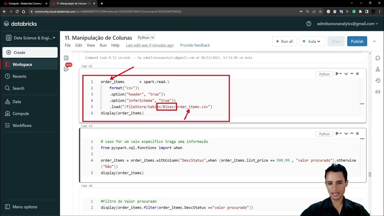 Comando Sql Criando Coluna condicional - Python - SQL - Spark - Databricks para análise de Dados ...
