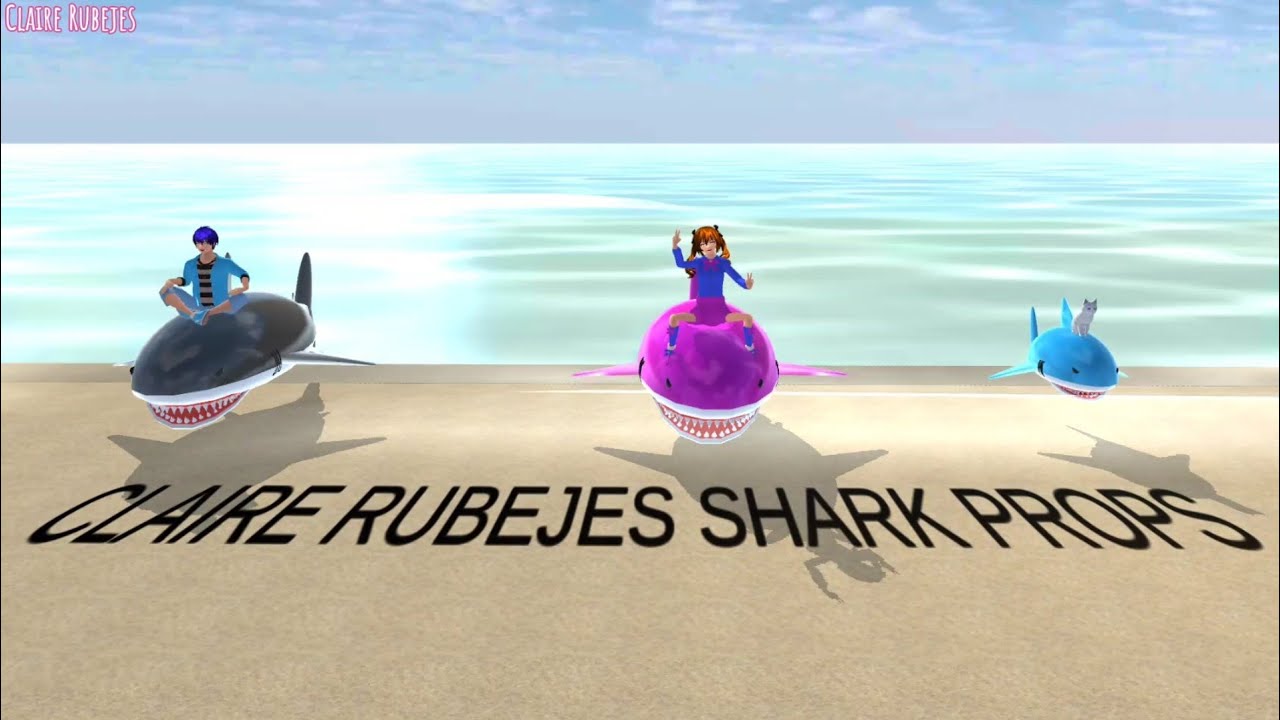 SHARK PROPS ID | SAKURA SCHOOL SIMULATOR - YouTube