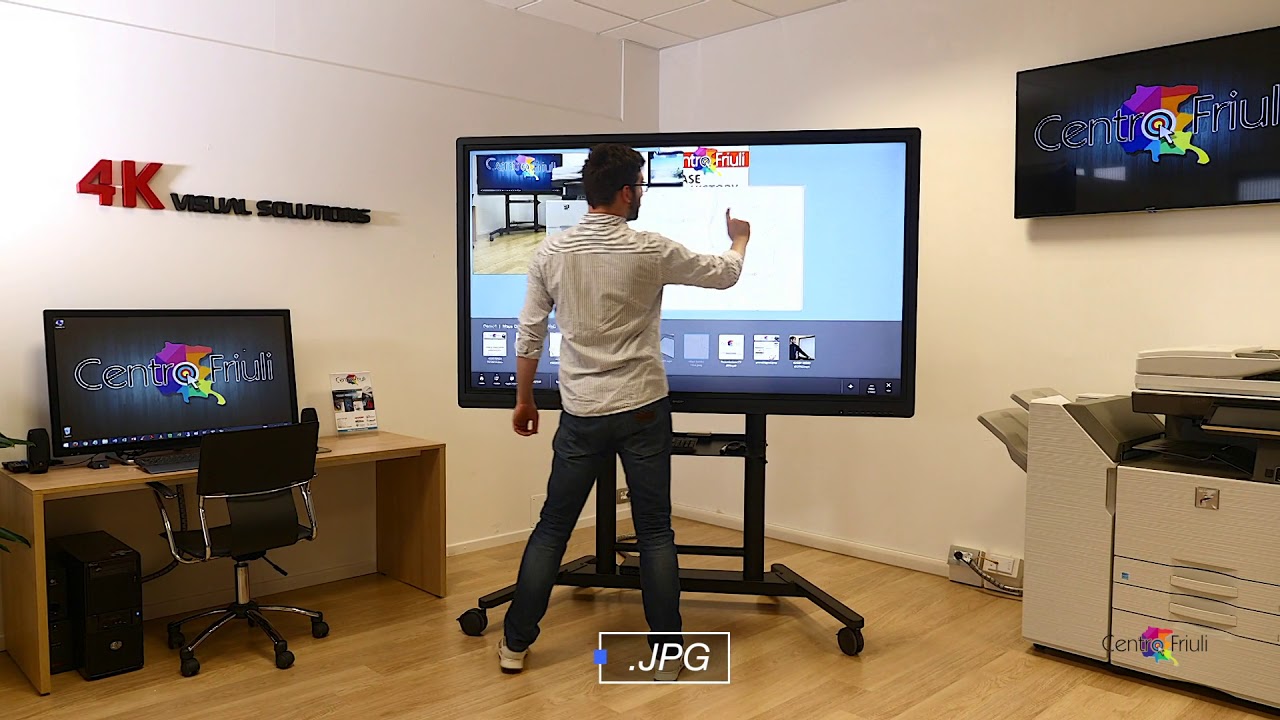 Lavagna interattiva Big Pad Sharp - Touch Viewing Software per ...