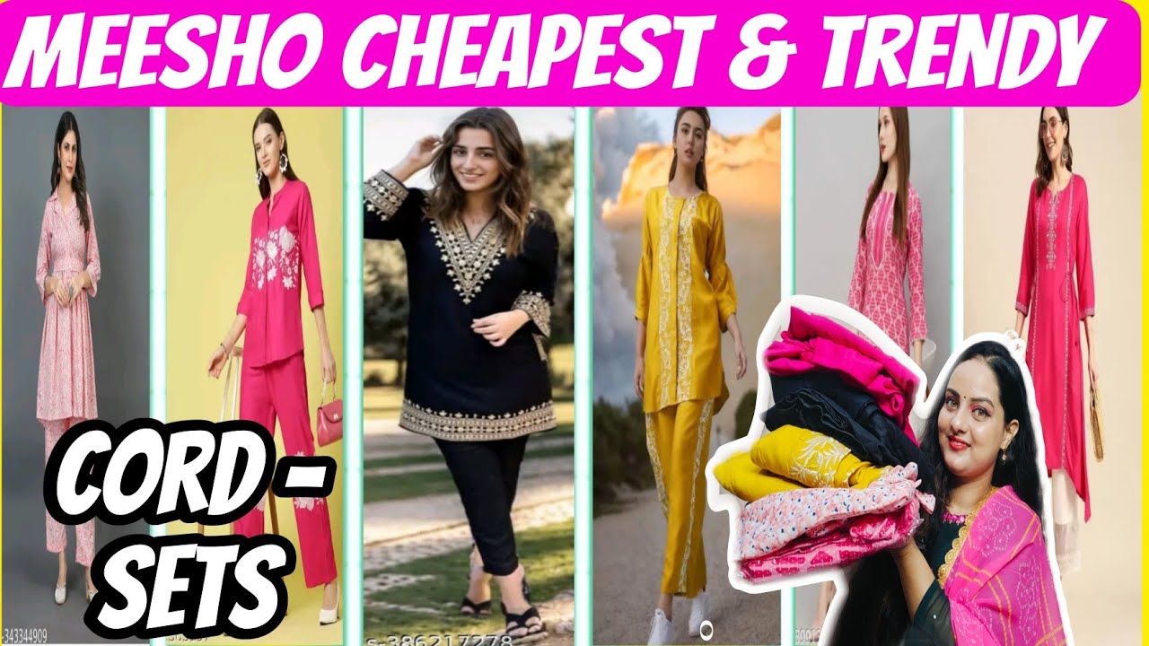 *HUGE* Meesho Cheapest Cord-sets under 600/Rs l Meesho Cord-Sets l ...