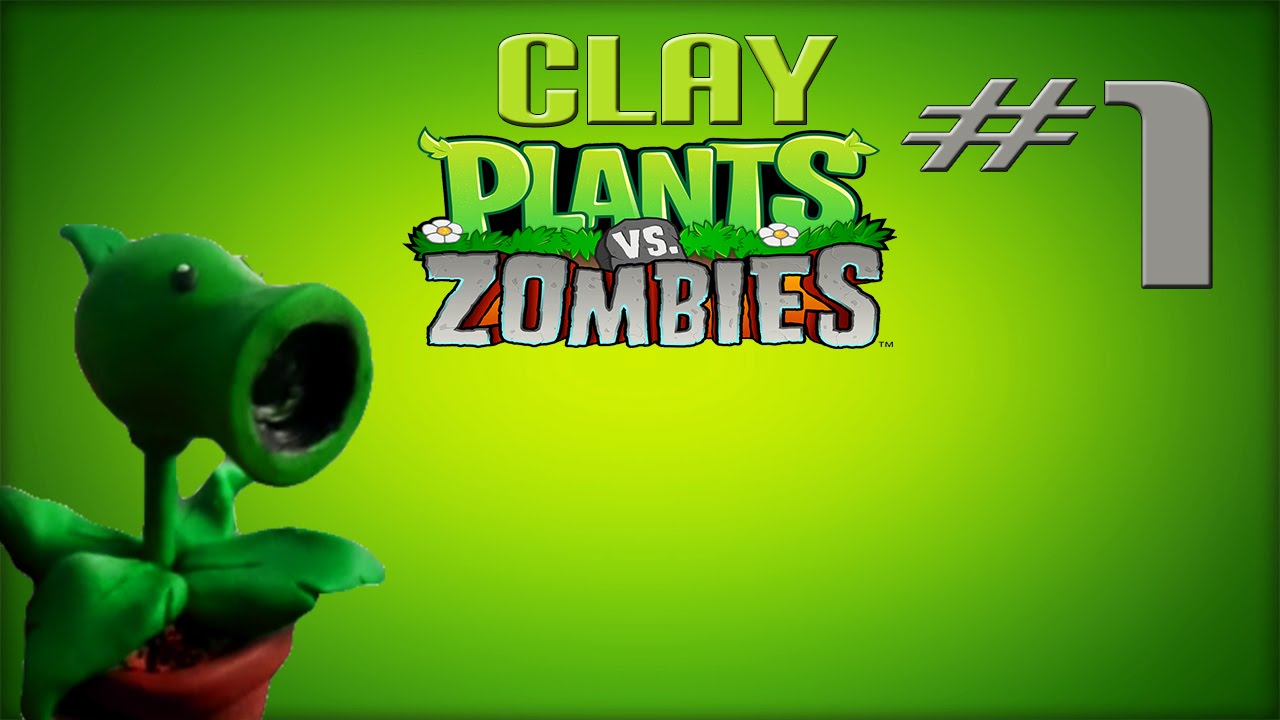 Clay Plants vs Zombies Series #1 Pea Shooter - YouTube