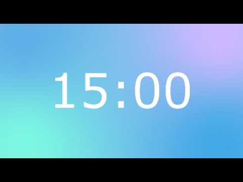 15 Minute Timer with Relaxing Music - YouTube