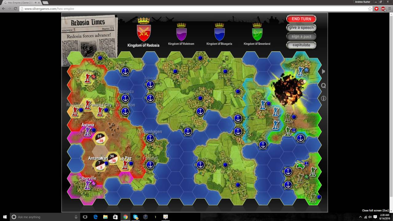 Hex Empire Game 1 - YouTube