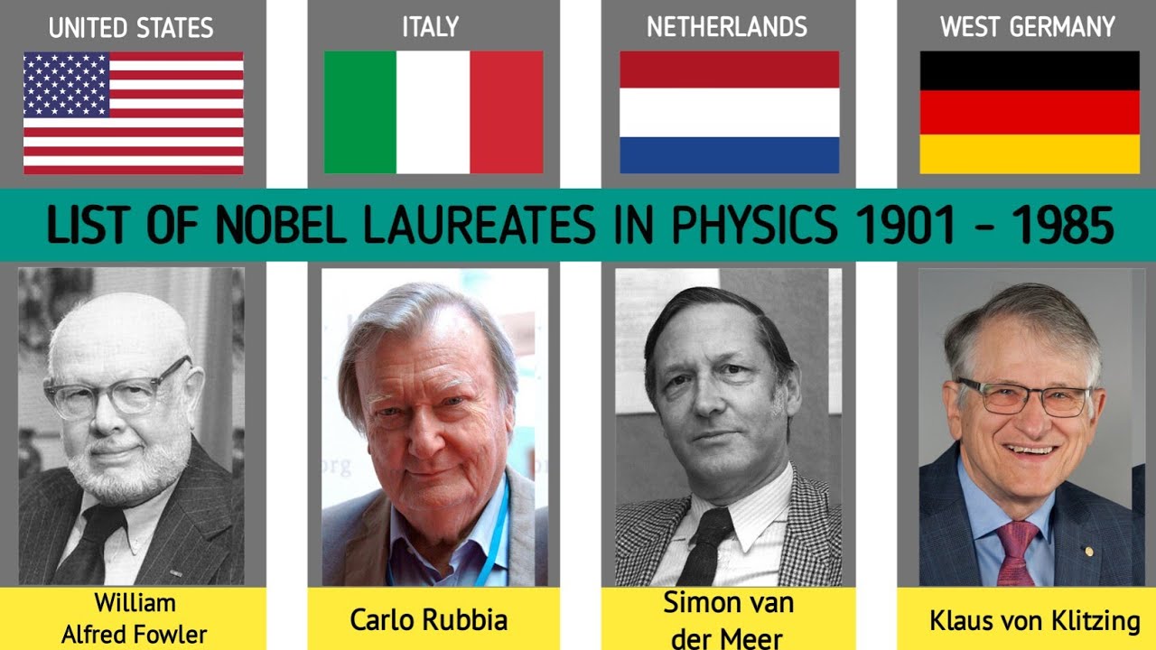List of Nobel Laureates In Physics Part -1 - YouTube