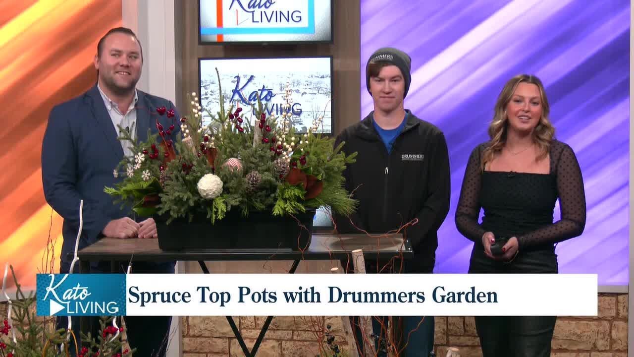 Kato Living - Spruce top pots with Drummers Garden Center - YouTube