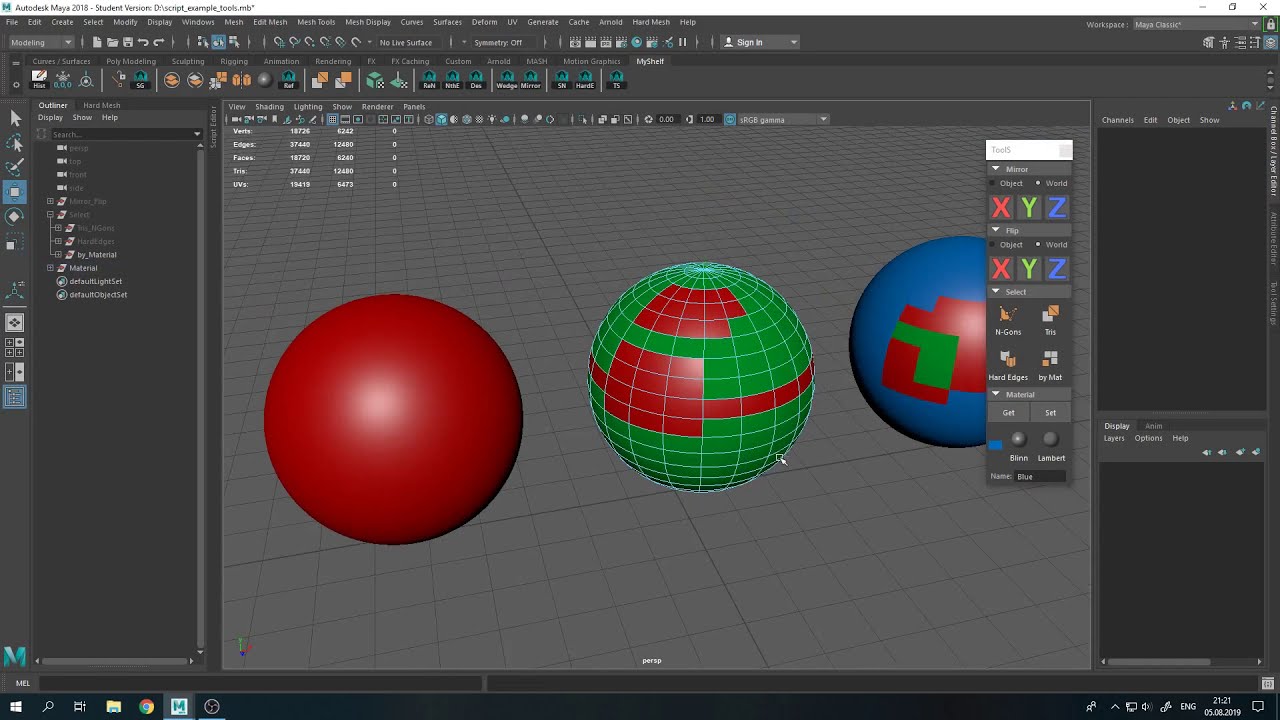 ToolS - Free Script for Maya - YouTube