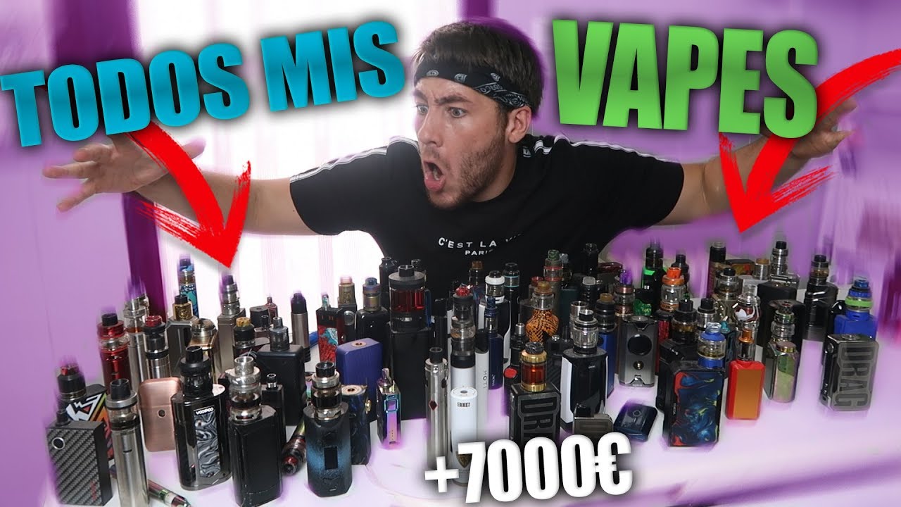 ESTOS SON TODOS MIS VAPES (MÁS DE 120 VAPES) - YouTube