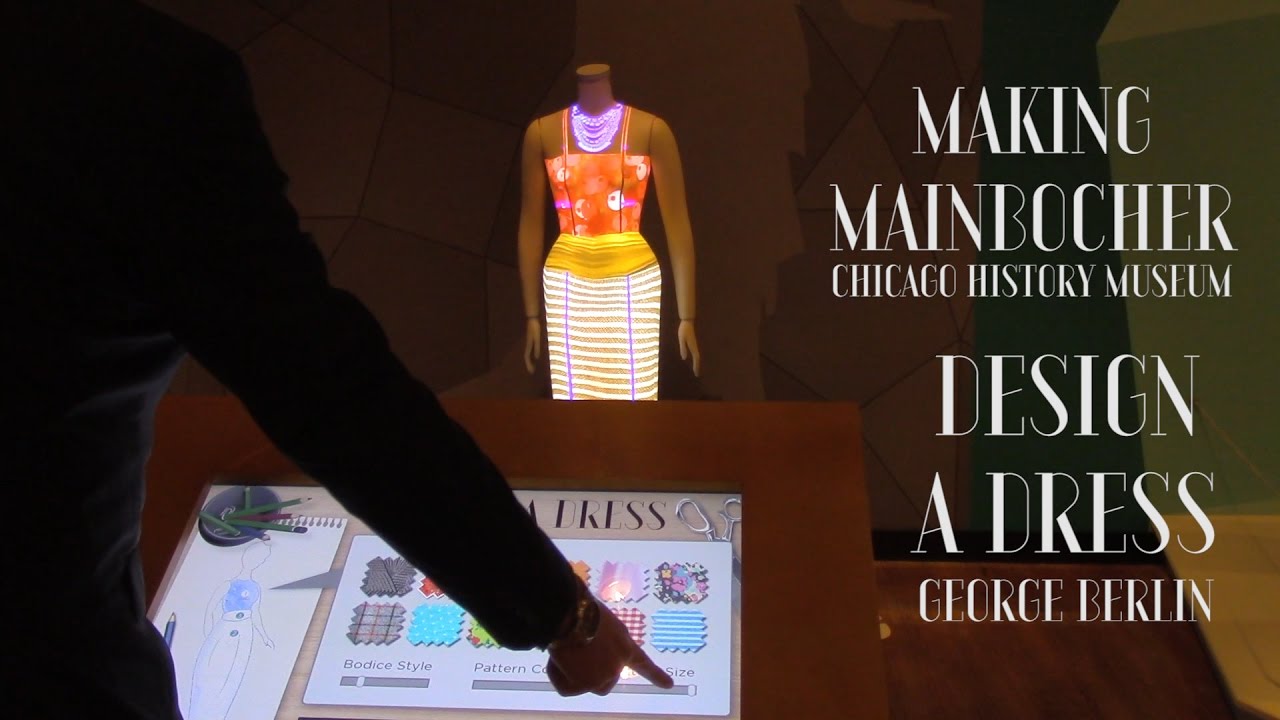 Museum Interactive Projection Mapping Dress George Berlin - YouTube
