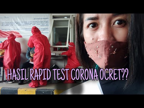 Hasil TEST RAPID CORONA sih ocret 😱😱