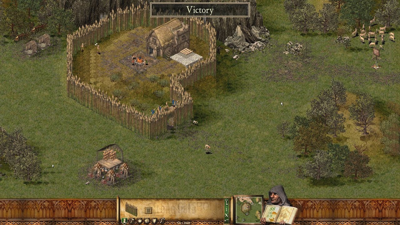 Stronghold HD - Military Campaign 2 - Finishing the Fort - YouTube