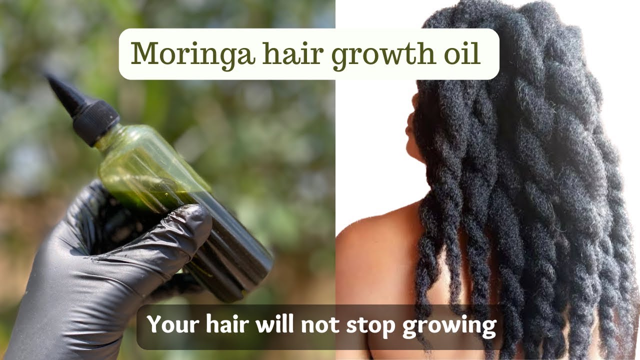 HOW TO MAKE MORINGA HAIR GROWTH OIL | HOW TO GROW YOUR HAIR LIKE CRAZY ...