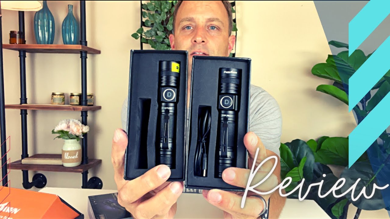 Blue light flashlight review - YouTube