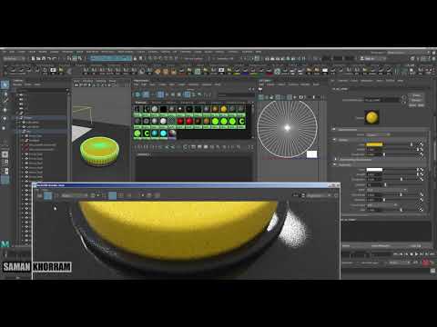Maya: a toggle button ,rig and render - YouTube