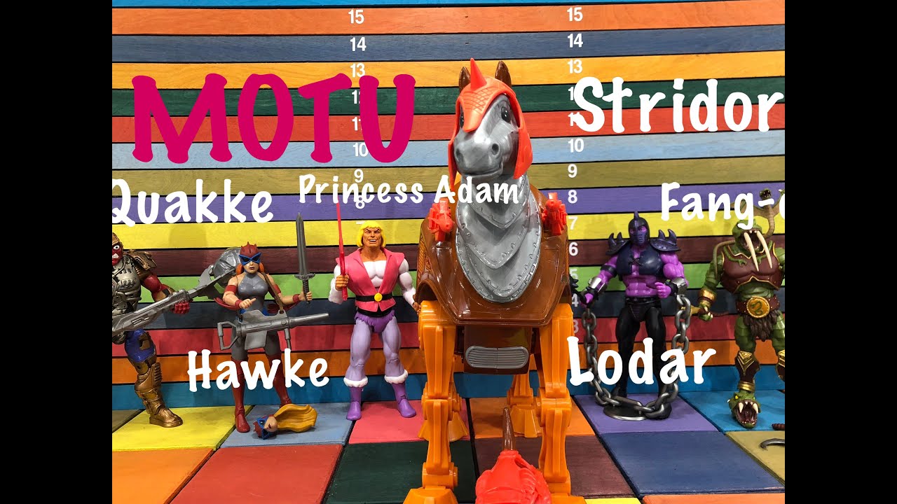 Masters of the Universe MOTU STRIDER QUAKKE PRINCESS ADAM HAWKE LODAR ...