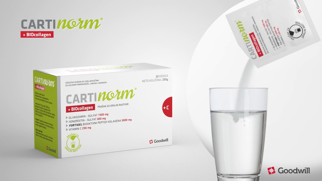 Cartinorm BIOcollagen - Kolagen za zdrave i jake zglobove - YouTube