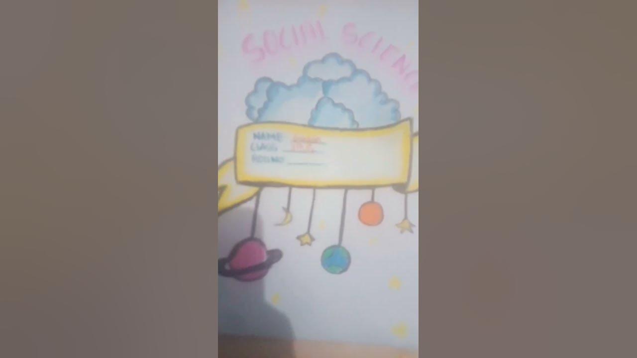 Social science practical file front page decoration idea 🔭 - YouTube