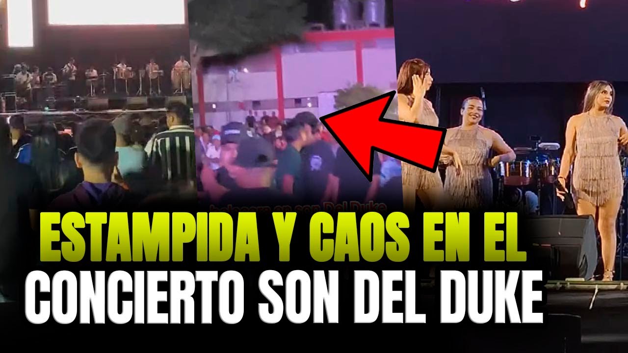 SON DEL DUKE DETUVO SU CONCIERTO Y SE DESATA CAOS ¡CORRIÓ BALA! - YouTube