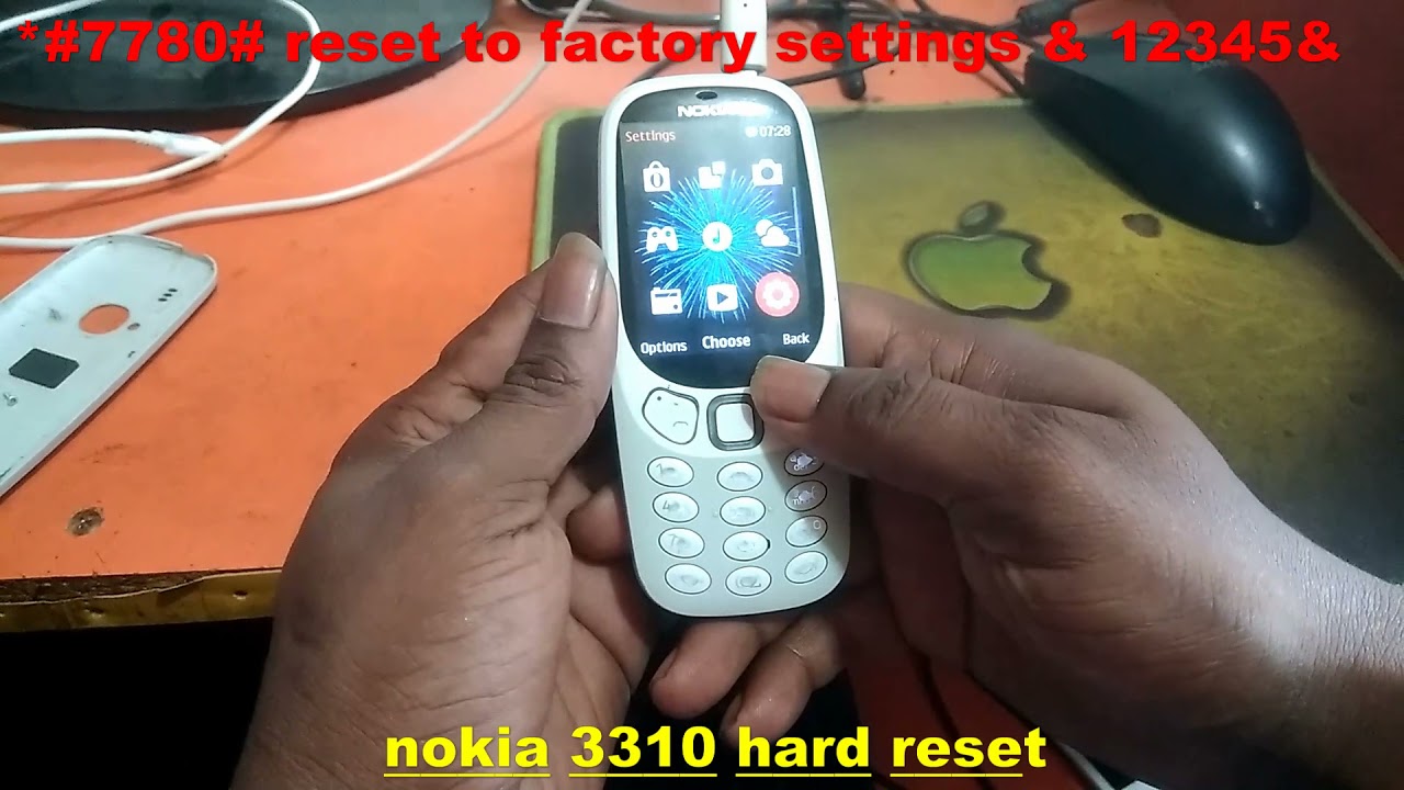 nokia 3310 hard reset - YouTube