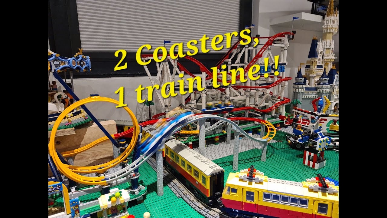 Lego City Update 25 - Running Trains Through the Super Roller Coaster ...