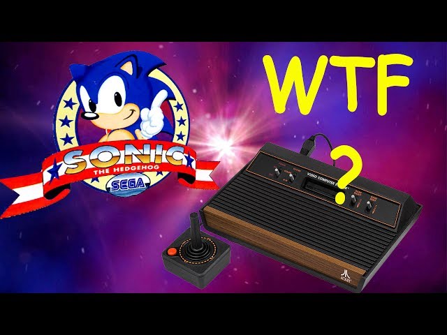 Sonic Atari 2600 Box