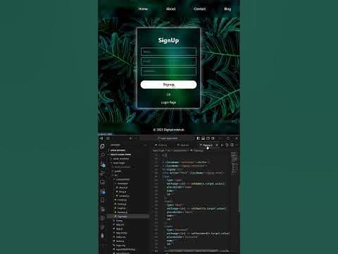 How to create React Login & Registration web page in React - YouTube