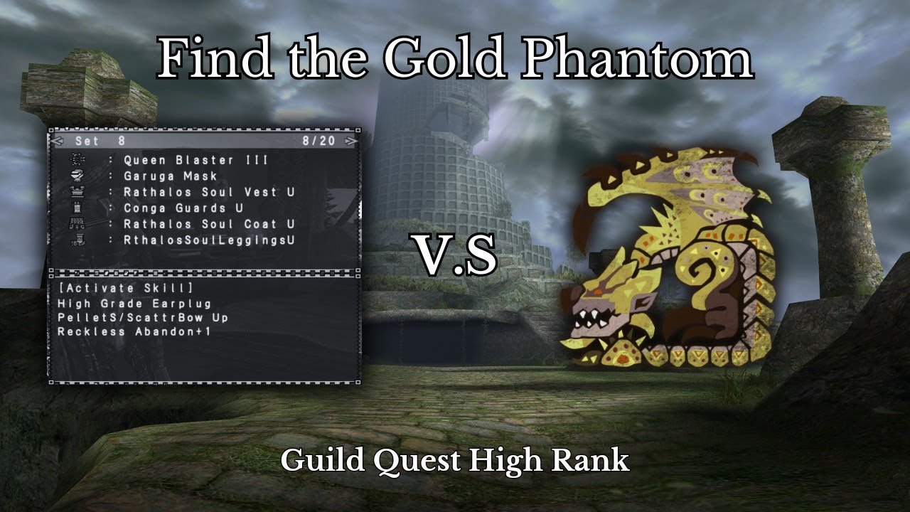 MHFU | "Key Quest H.R ★8" Gold Rathian vs Raw Scatter Bow Guide | Guild Quest - YouTube