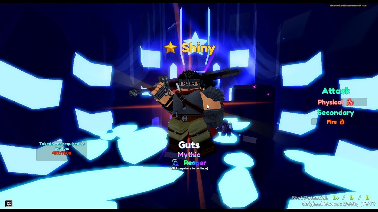 new insane shiny guts showcase evolved! update 15 anime adventures ...