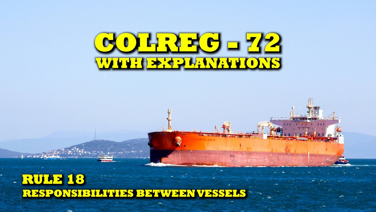 Colregs with explanation | Rule 18 - Responsibilities between Vessels ...