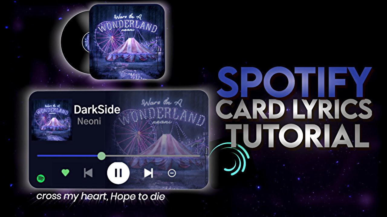 Spotify Lyrics Editing Full Tutorial |Alightmotion - YouTube