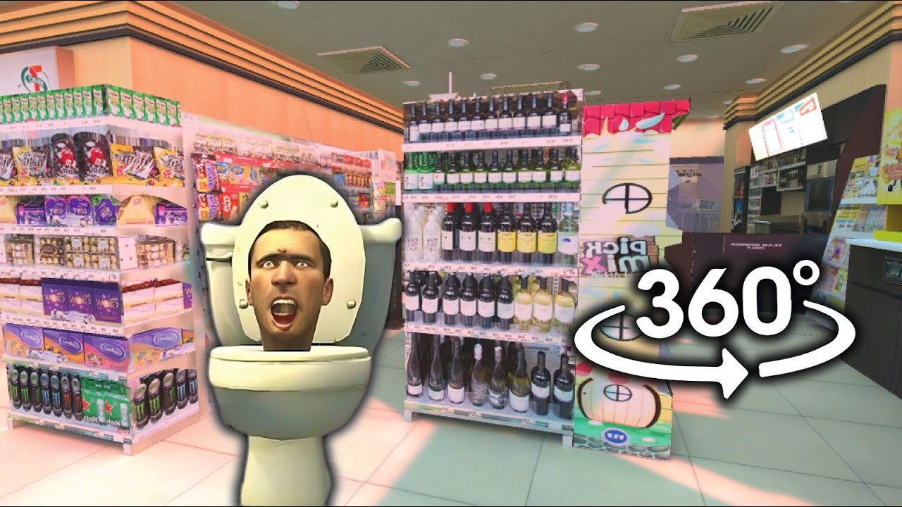 Skibidi Toilet 360° - Supermarket | VR/360° Experience - YouTube