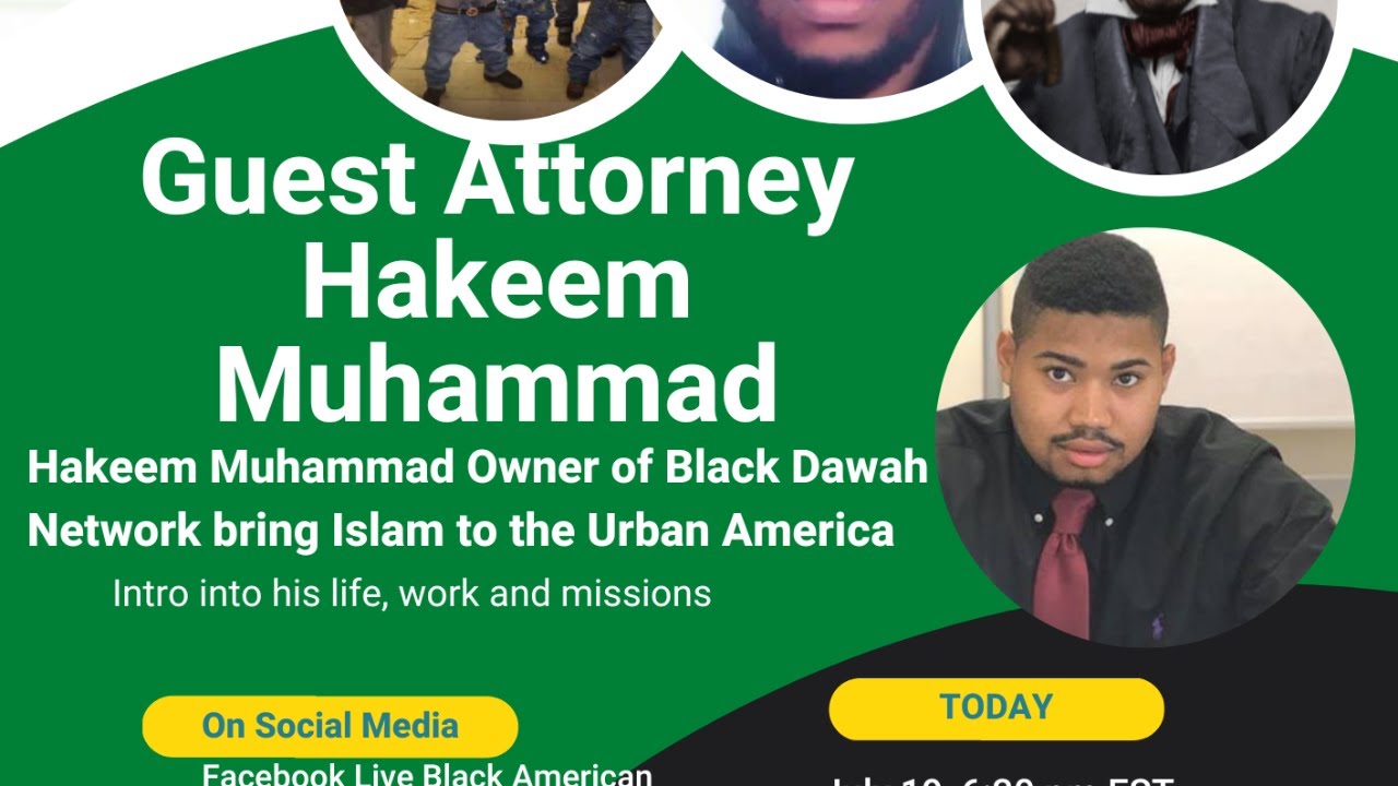 Interview Part 1 Attorney Hakeem Muhammad Career, Mission, Convert ...