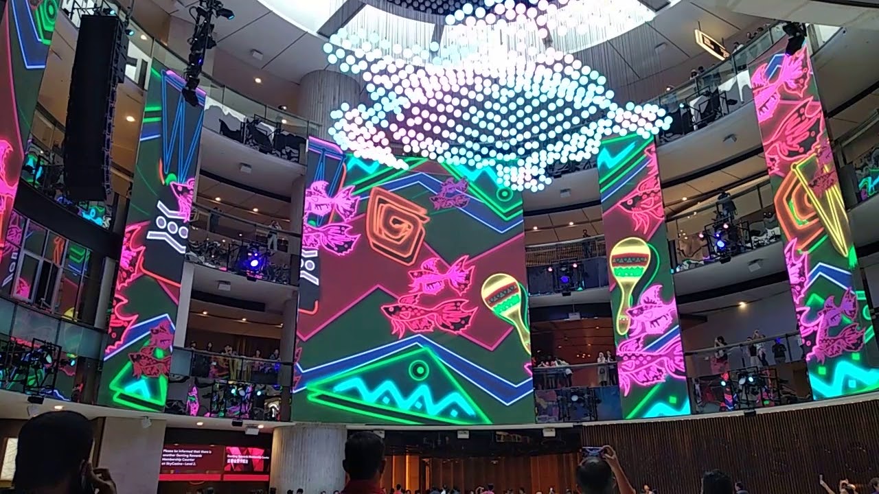 Genting LED Show - YouTube