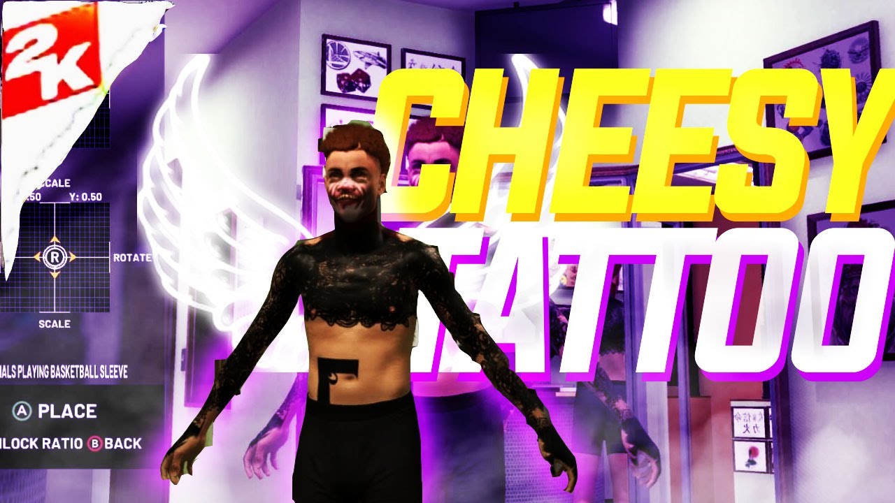 *NEW* CHEESY TATTOO FULL TUTORIAL NBA 2K20! HOW TO LOOK LIKE A CHEESER ...