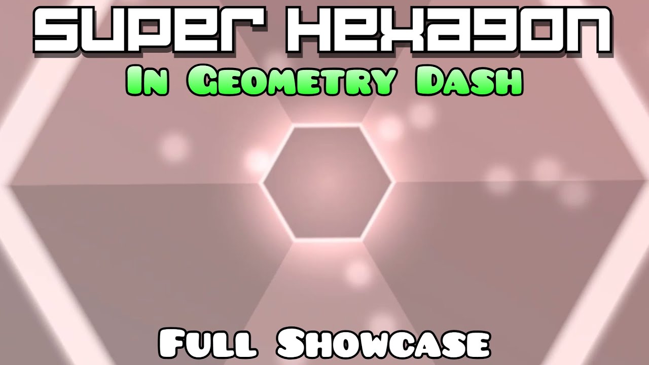 Super Hexagon remade in Geometry Dash || Super Hexagon by Toby135 (Extreme Minigame, Showcase ...