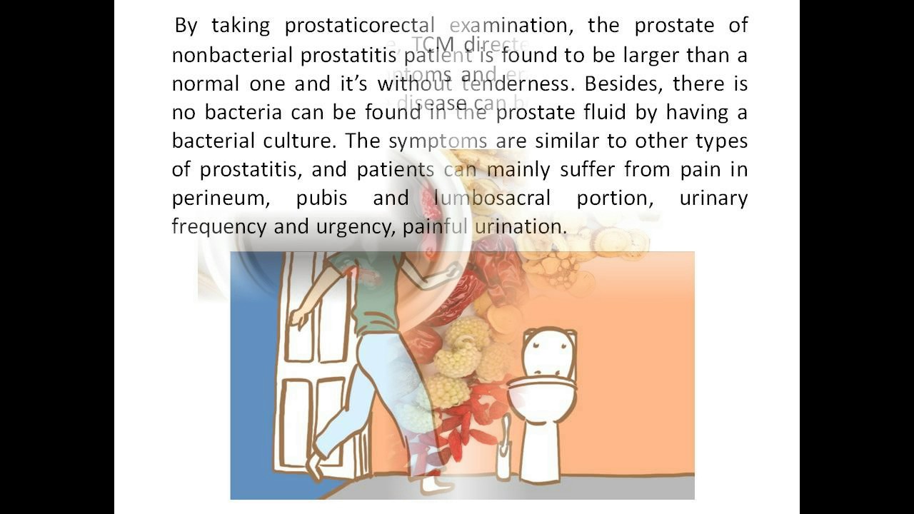 Nonbacterial Prostatitis Is Curable By Taking TCM - YouTube