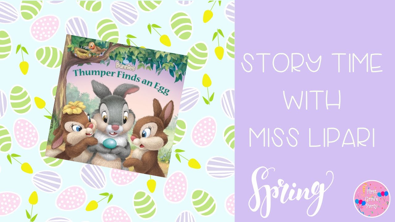 Thumper Finds an Egg- Disney Read Aloud for Easter - YouTube