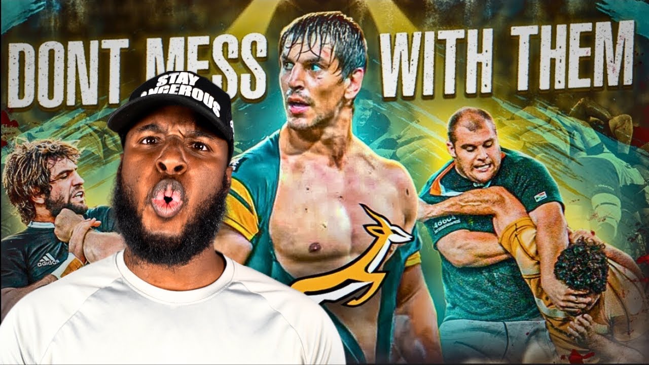 American Football Player Reacts To The Most Feared Rugby Team ...