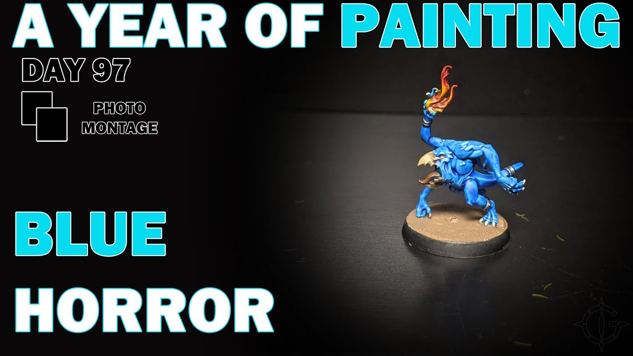 Blue Horror: A Year of Painting Day 97 - YouTube