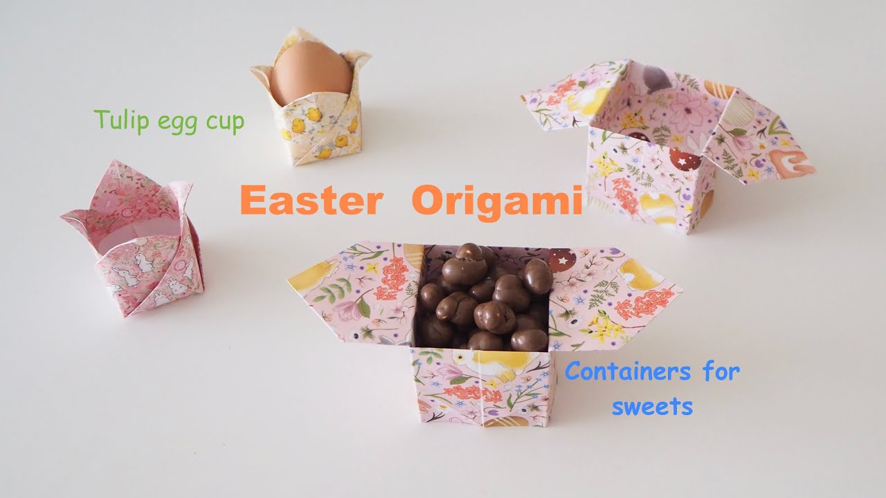 Easter Origami - From our origami paper pack - YouTube
