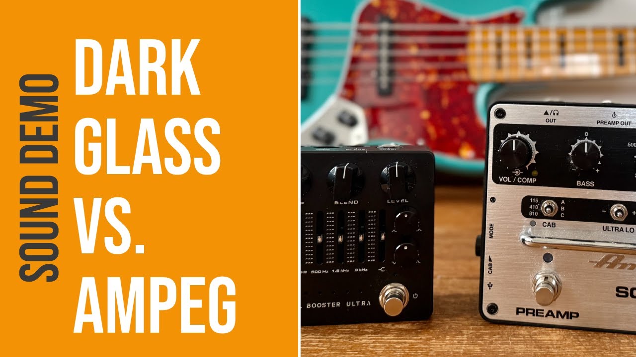 Comparison: Ampeg SGT-DI VS. Darkglass Luminal Booster Ultra - YouTube
