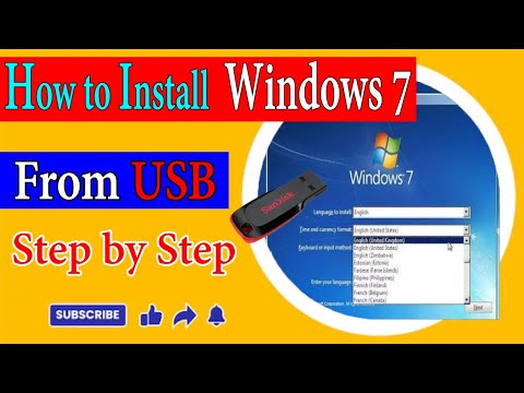 How to Install Windows 7 Step by Step on HP Laptop - YouTube