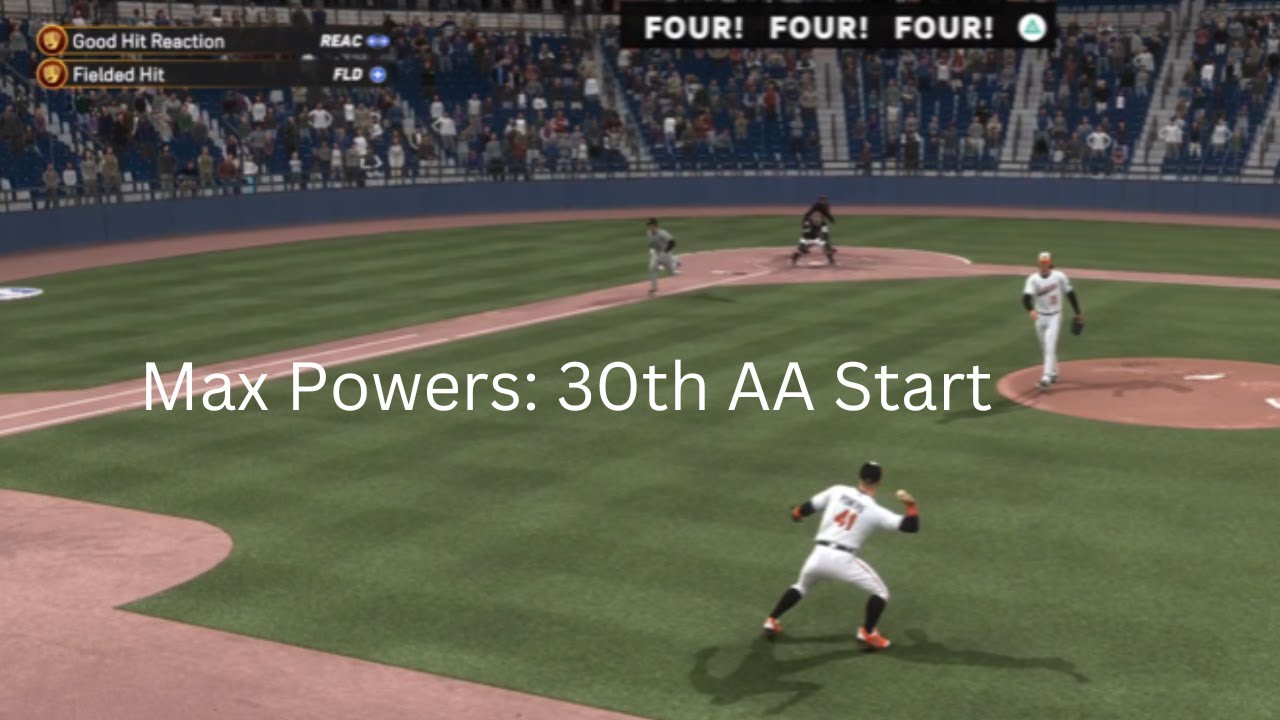 Bad Hops Baseball Max Powers 30th AA Start - YouTube