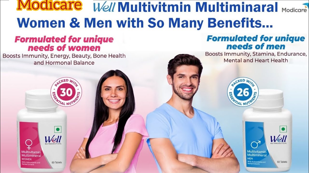 Modicare Well Multivitmin Women Benifits In kannada #modicare # ...