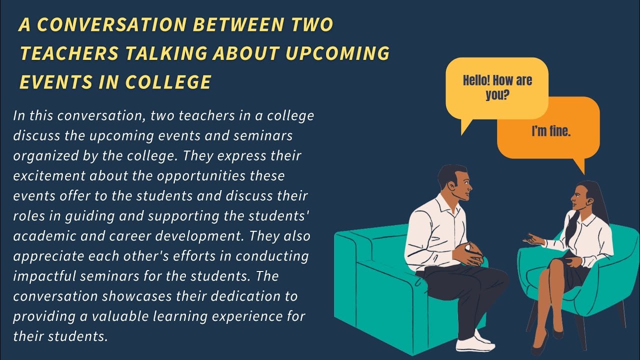 ENGLISH CONVERSATION DAY 3| A CONVERSATION BETWEEN TWO TEACHERS - YouTube